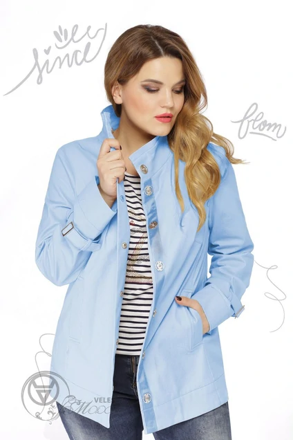 Куртка 11855 голубой LeNata купить в интернет магазине Велесмода